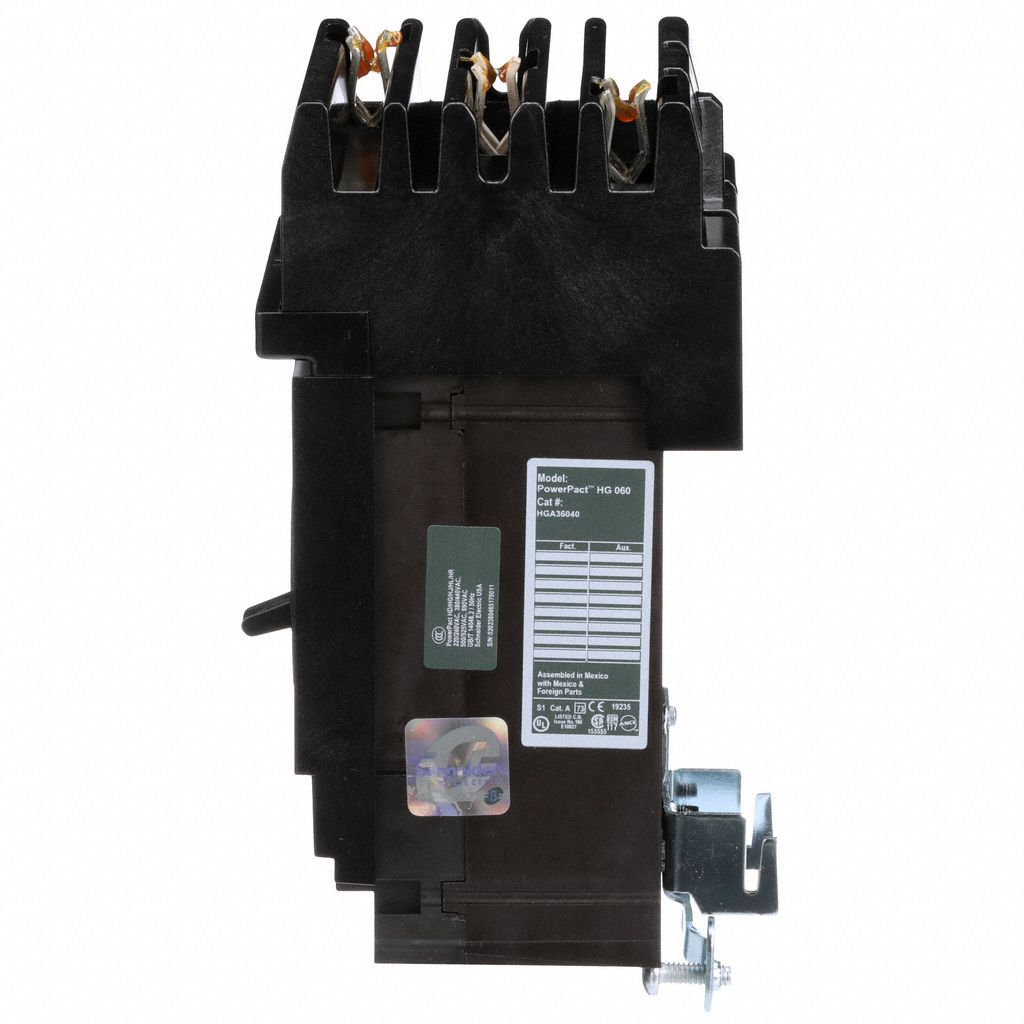 SQUARE D Molded Case Circuit Breaker: 40 A Amps, 65kA at 240V AC, Fixed, Lug, ABC - 2GNN4 ...