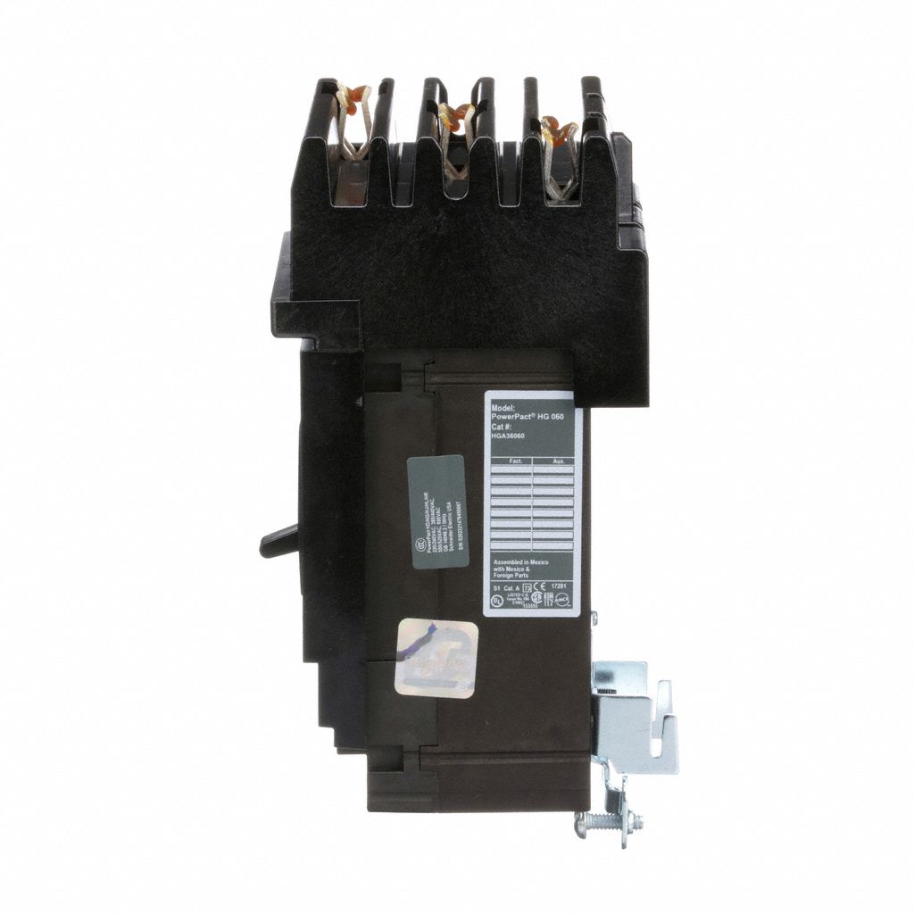 SQUARE D Molded Case Circuit Breaker: 60 A Amps, 65kA at 240V AC, Fixed, Lug, ABC - 2GNP3 ...