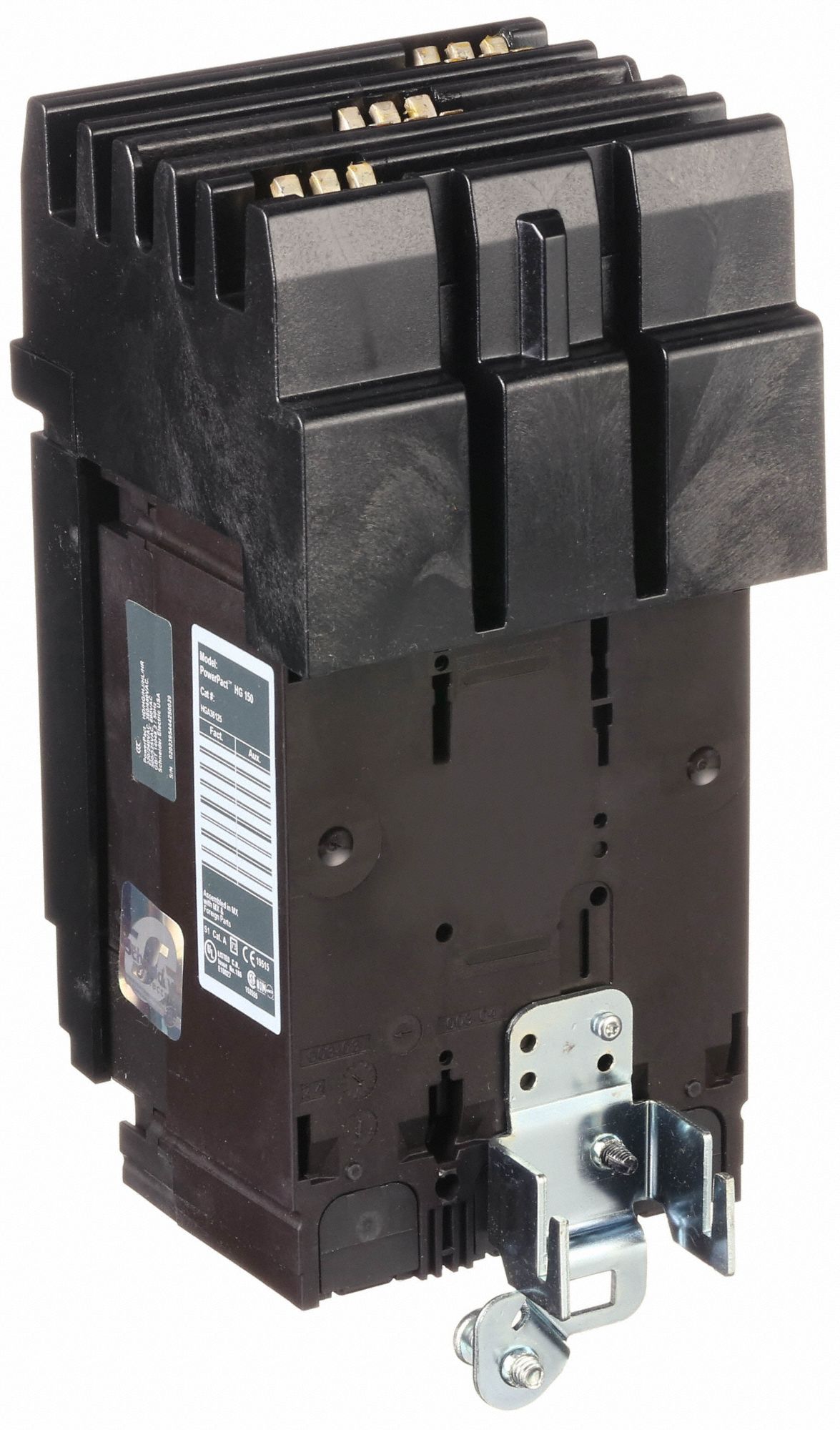 SQUARE D Molded Case Circuit Breaker: 125 A Amps, 65kA at 240V AC, Fixed, Lug, ABC - 2GNT3 ...