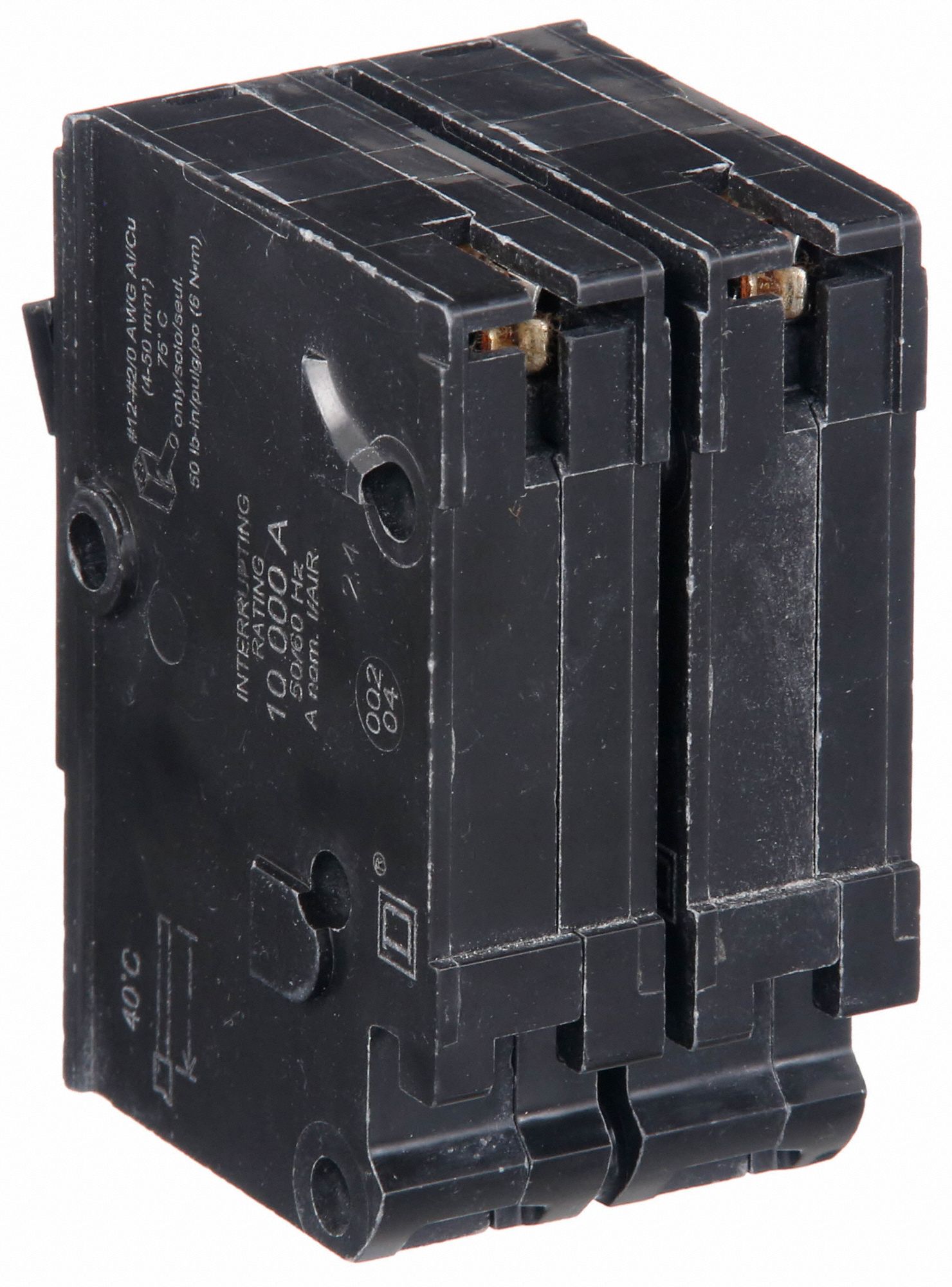 SQUARE D Miniature Circuit Breaker: 110 A, 120/240V AC, Single Phase ...