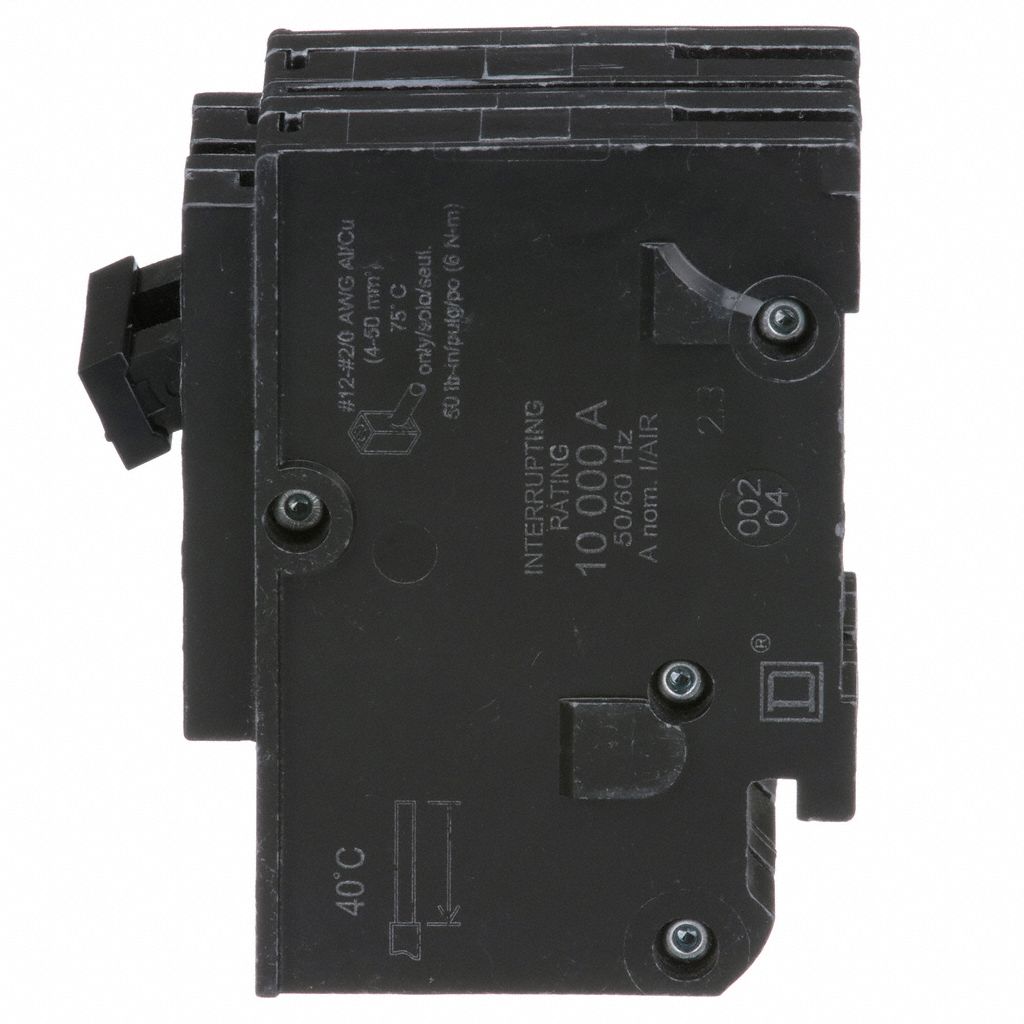 SQUARE D Miniature Circuit Breaker: 110 A, 120/240V AC, Single Phase ...