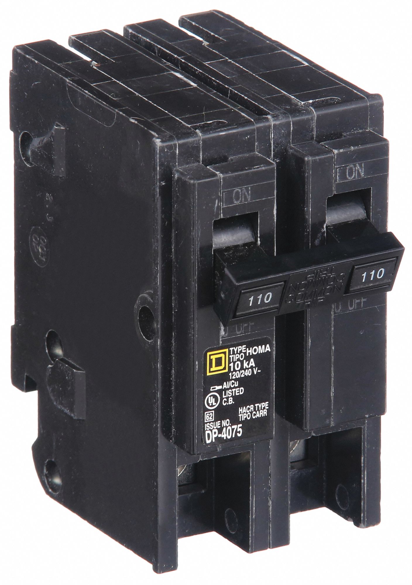 SQUARE D, 110 A, 120/240V AC, Miniature Circuit Breaker - 2GNX8|HOM2110 - Grainger