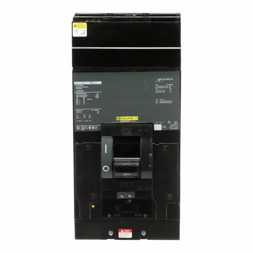250 A Amps, 42kA at 120/240V AC, Molded Case Circuit Breaker - 2GPD4|LA36250 - Grainger