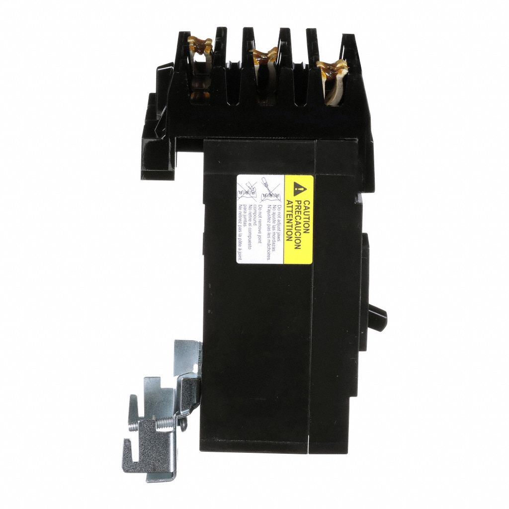 SQUARE D Molded Case Circuit Breaker: 100 A Amps, 25kA at 240V AC, Fixed, Lug, ABC, Std - 2GPJ2 ...