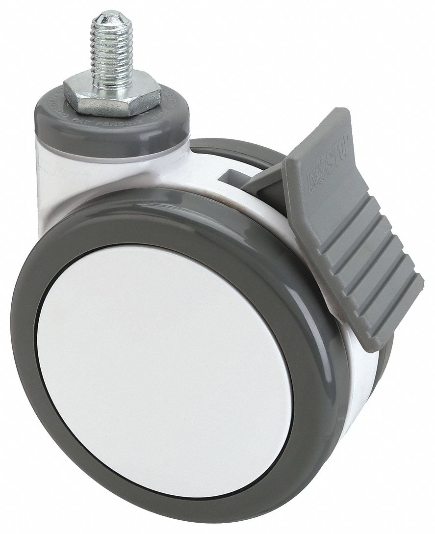 Swivel, 4 in Wheel Dia., Stem Caster - 2GU87|2450240900720010805 - Grainger