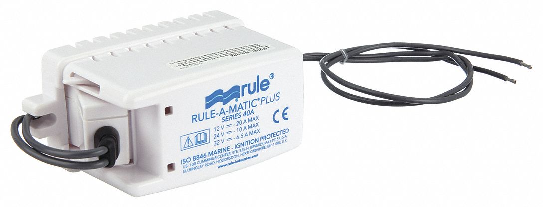 Float Switch, 12V DC/24V DC/32V DC, Float Switch - 2GWK7|40A-GRA - Grainger