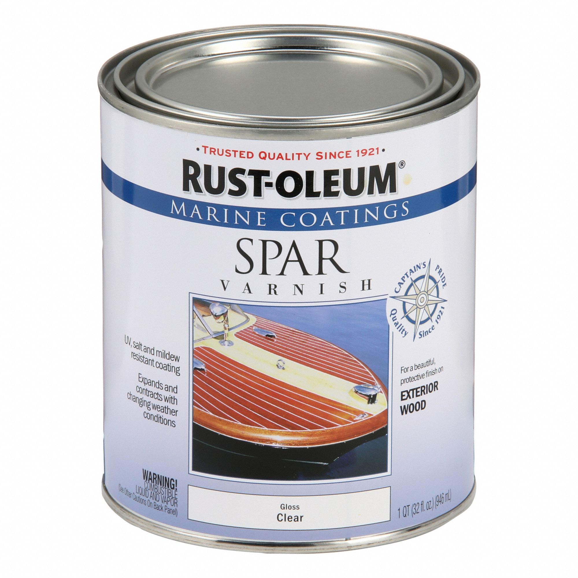 RUST-OLEUM, Polyurethane, Clear, Spar Varnish - 2GXD9|207008 - Grainger