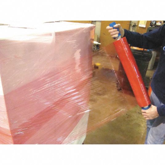 GOODWRAPPERS Stretch Wrap: 80 ga Gauge, 20 in Overall Wd, 1,000 ft ...