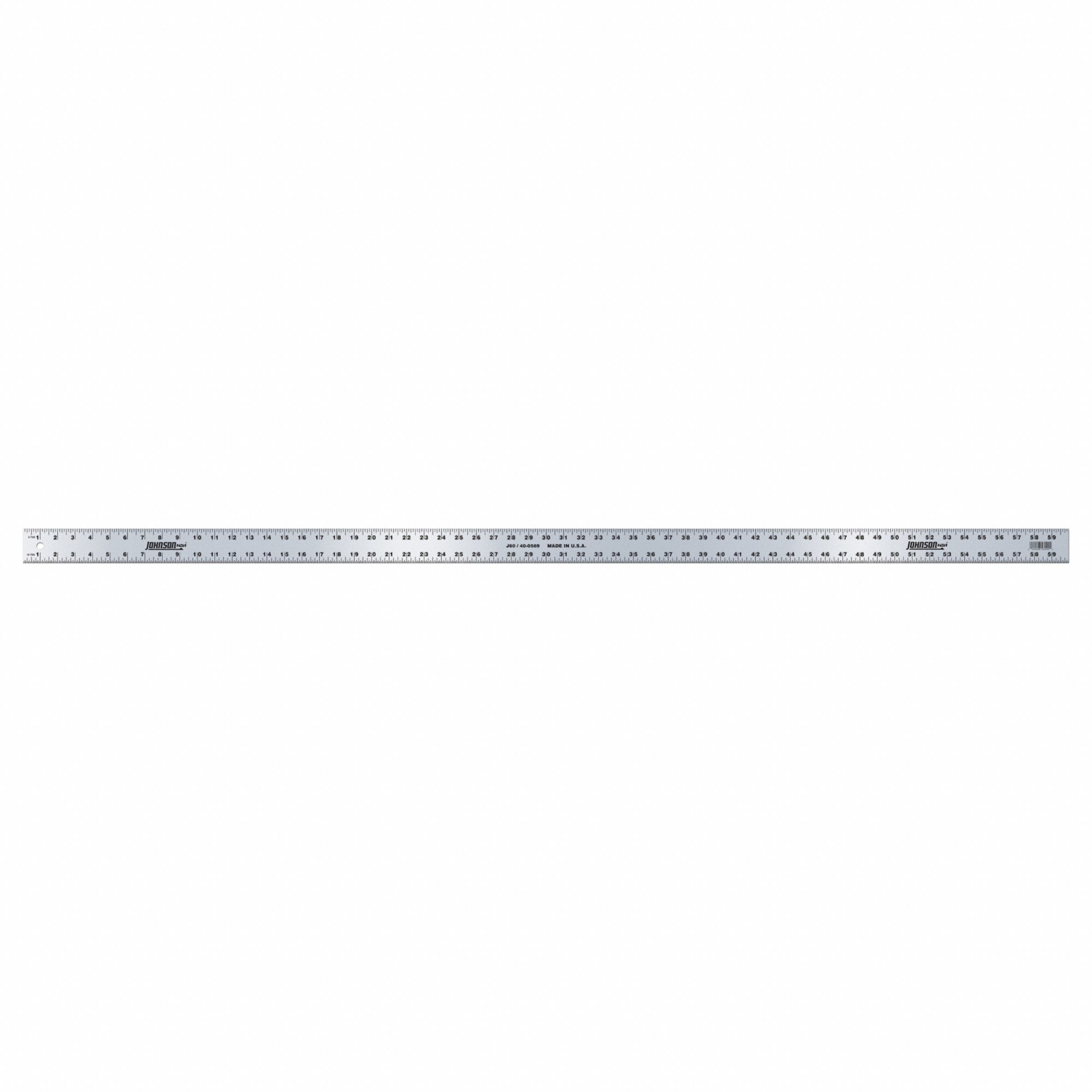 JOHNSON LEVEL J60 Aluminum Straight Edge,60",Graduated 2H412 ...