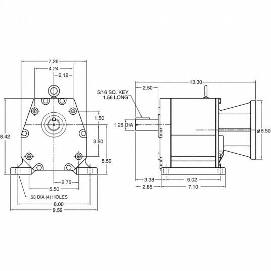 56c-Face Speed Reducer - Grainger