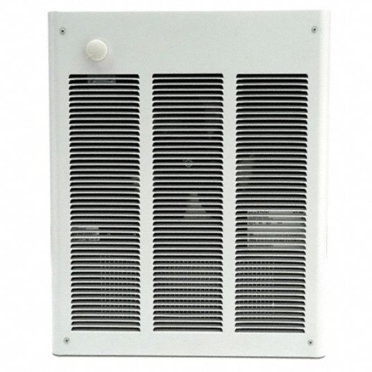 DAYTON Recessed Electric Wall-Mount Heater: 3,600W/4,800W, 208/240V AC ...