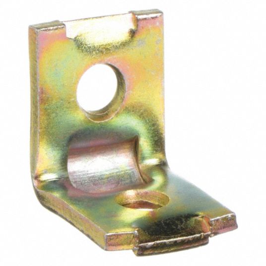 2 Holes, Steel, Corner Connector, 90 Degrees - 2HAE3|V330Y - Grainger