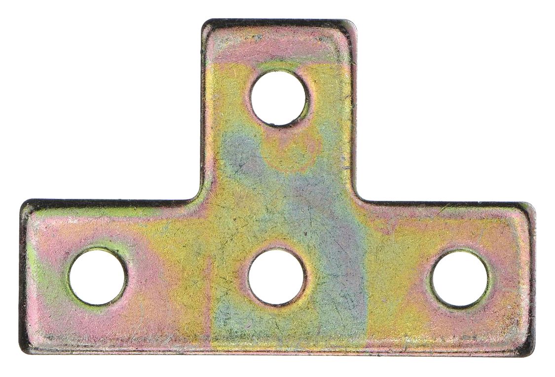 4 Holes, Steel, Tee Plates - 2HAF6|V346Y - Grainger