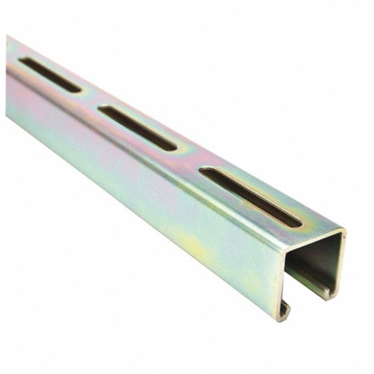 Steel, Zinc-Plated, Strut Channel - Slotted - 2HAN6|FS-200SL GD 120.00 ...