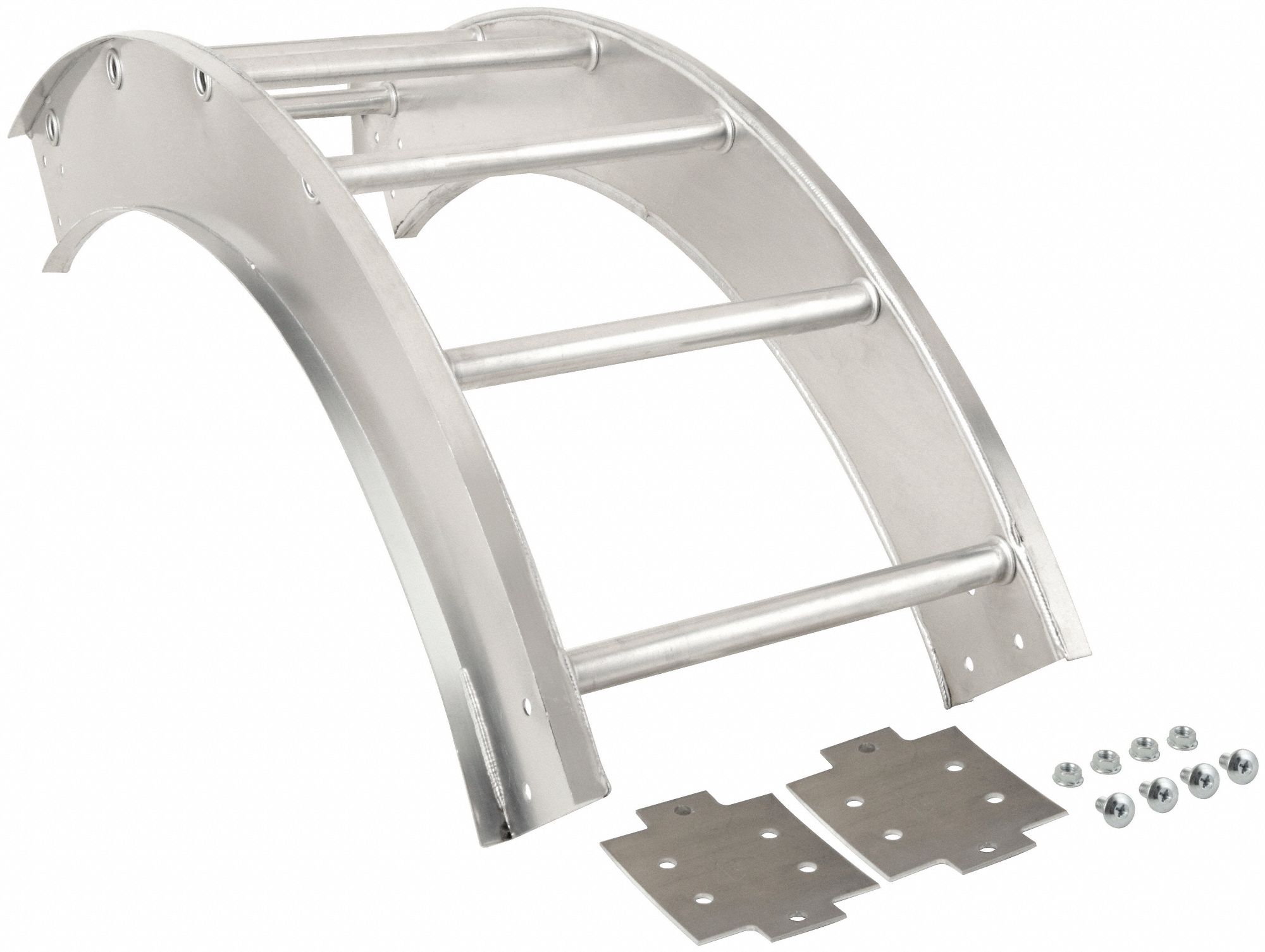 12 in Wd, Aluminum, 90 Degree Inside Vertical Elbow - 2HCL8|248-129I-24 ...