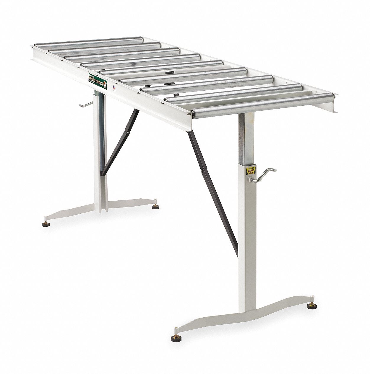 5 1/2 in x 24 in Conveyor Table with 500 lb Load Capacity - Grainger