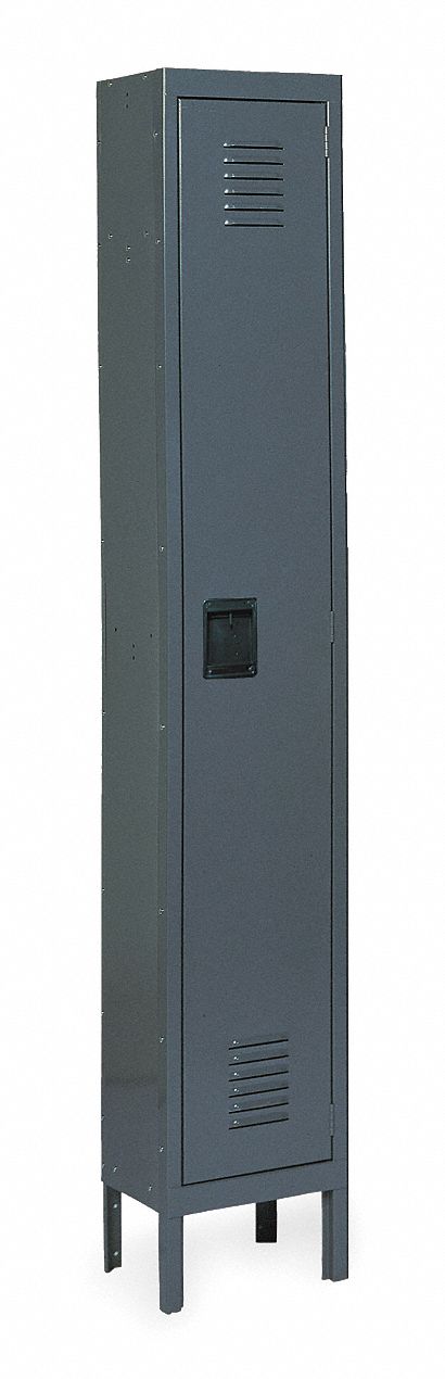 15 in x 18 in x 78 in, Louvered, Wardrobe Locker - 2HFJ2|2HFJ2 - Grainger