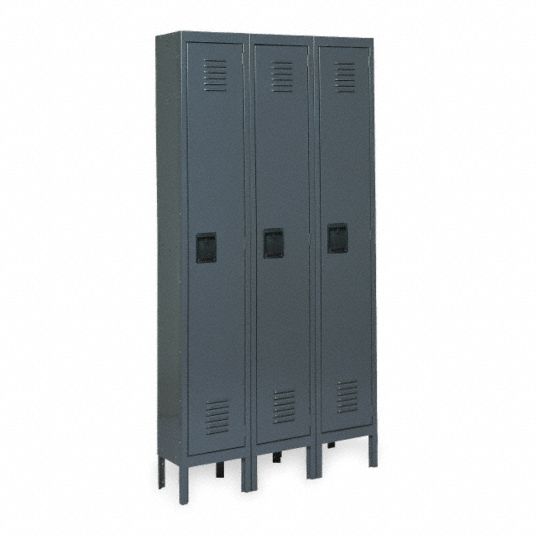 45 in x 18 in x 78 in, Louvered, Wardrobe Locker - 2HFJ4|2HFJ4 - Grainger
