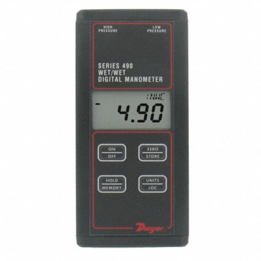 Digital Hydronic Manometer,0 to 15 PSI - Grainger