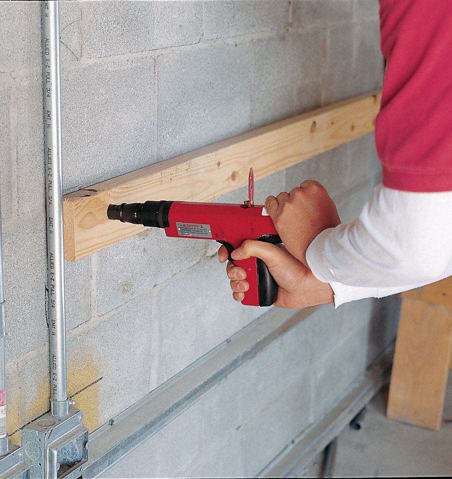 RAMSET Powder Actuated Gun: For 3 in Max. Pin Lg - with Washer, For 313 ...