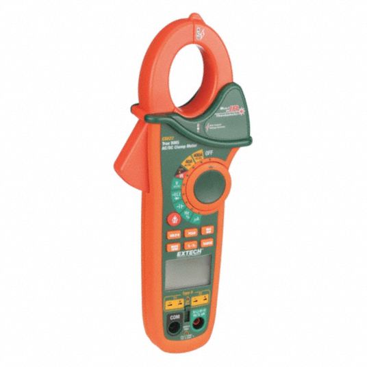EXTECH, Clamp-Jaw Jaw, CAT III 600V, Digital Clamp Meter - 2HPF8|EX623 ...