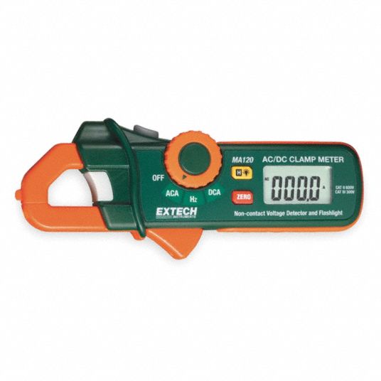 EXTECH, Clamp-Jaw Jaw, CAT II 600V/CAT III 300V, Digital Clamp Meter ...
