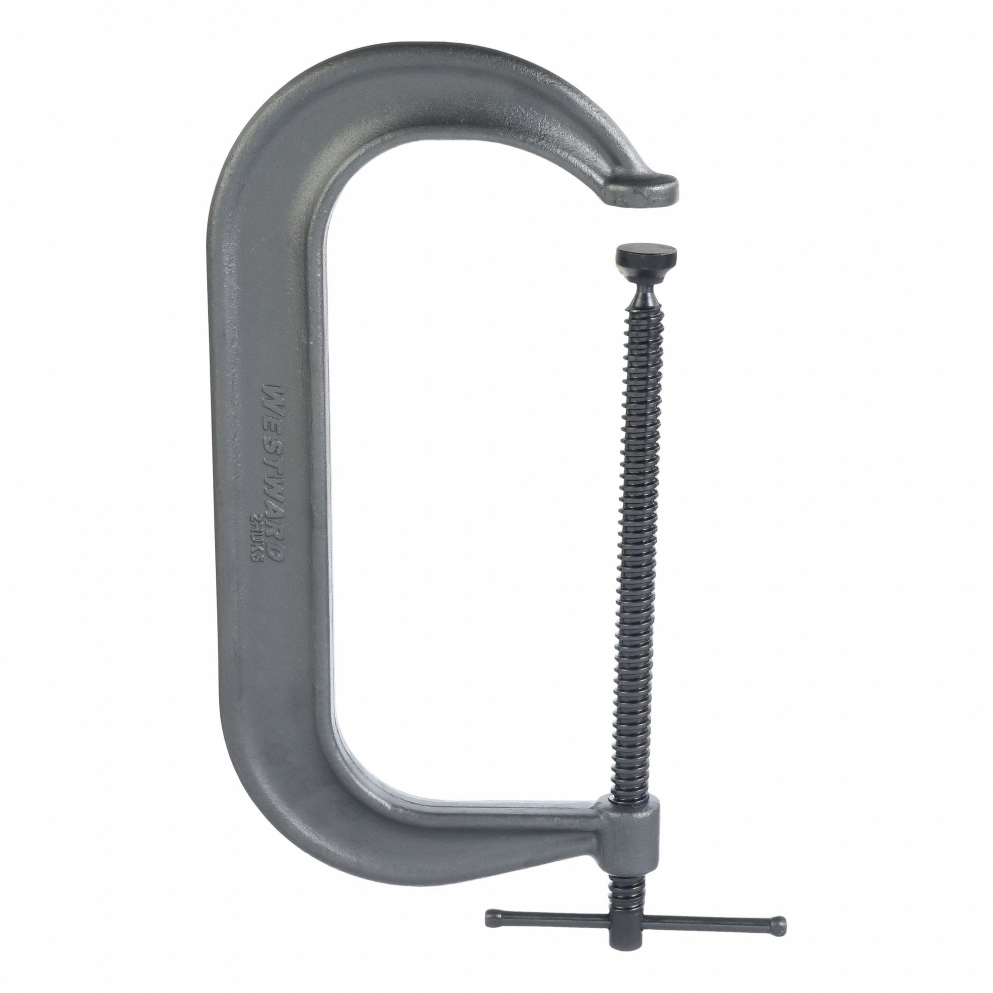 WESTWARD Abrazadera en C, Uso Regular, Acero Forjado, 12" Abertura Máx ...