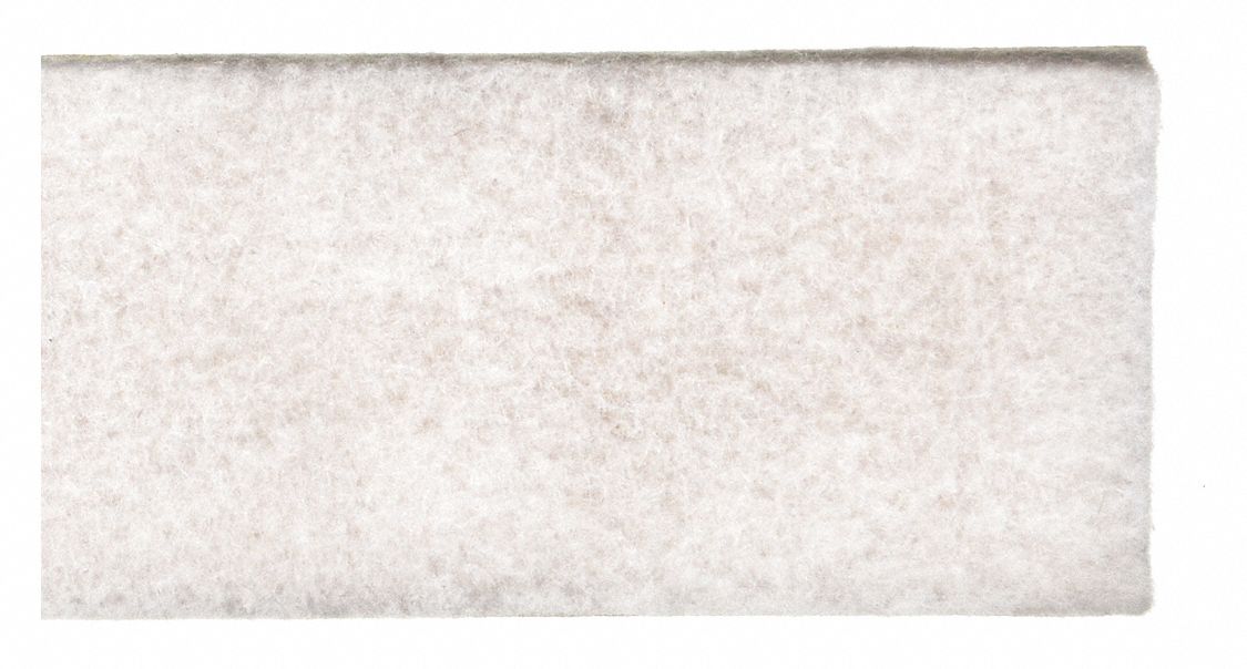 2 in W x 10 ft L, 1/4 in Thick, Polyester Felt Strip - 2HVF6|2HVF6 ...