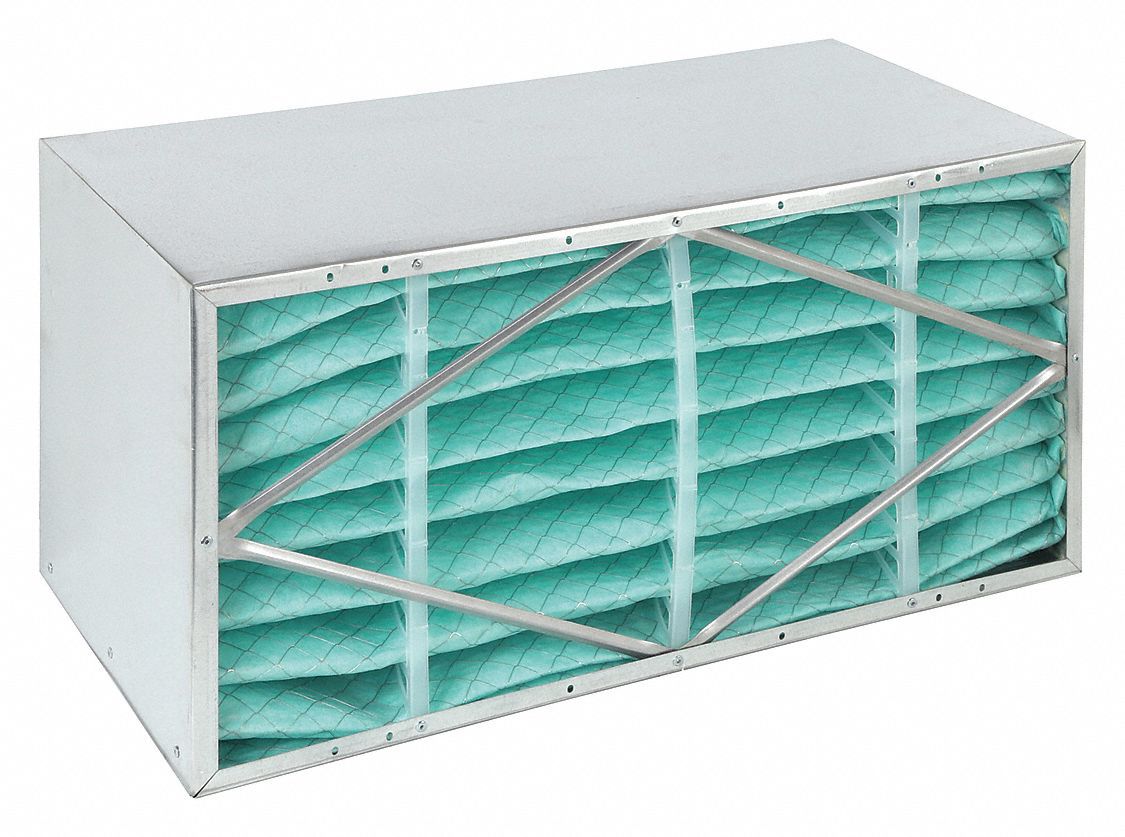 12x24x12 Nominal Filter Size, Synthetic, Rigid Cell Air Filter - 2HYW8 ...