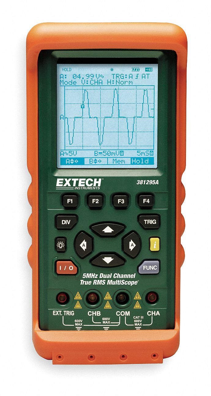 Portable Digital Oscilloscope,5 MHz - Grainger