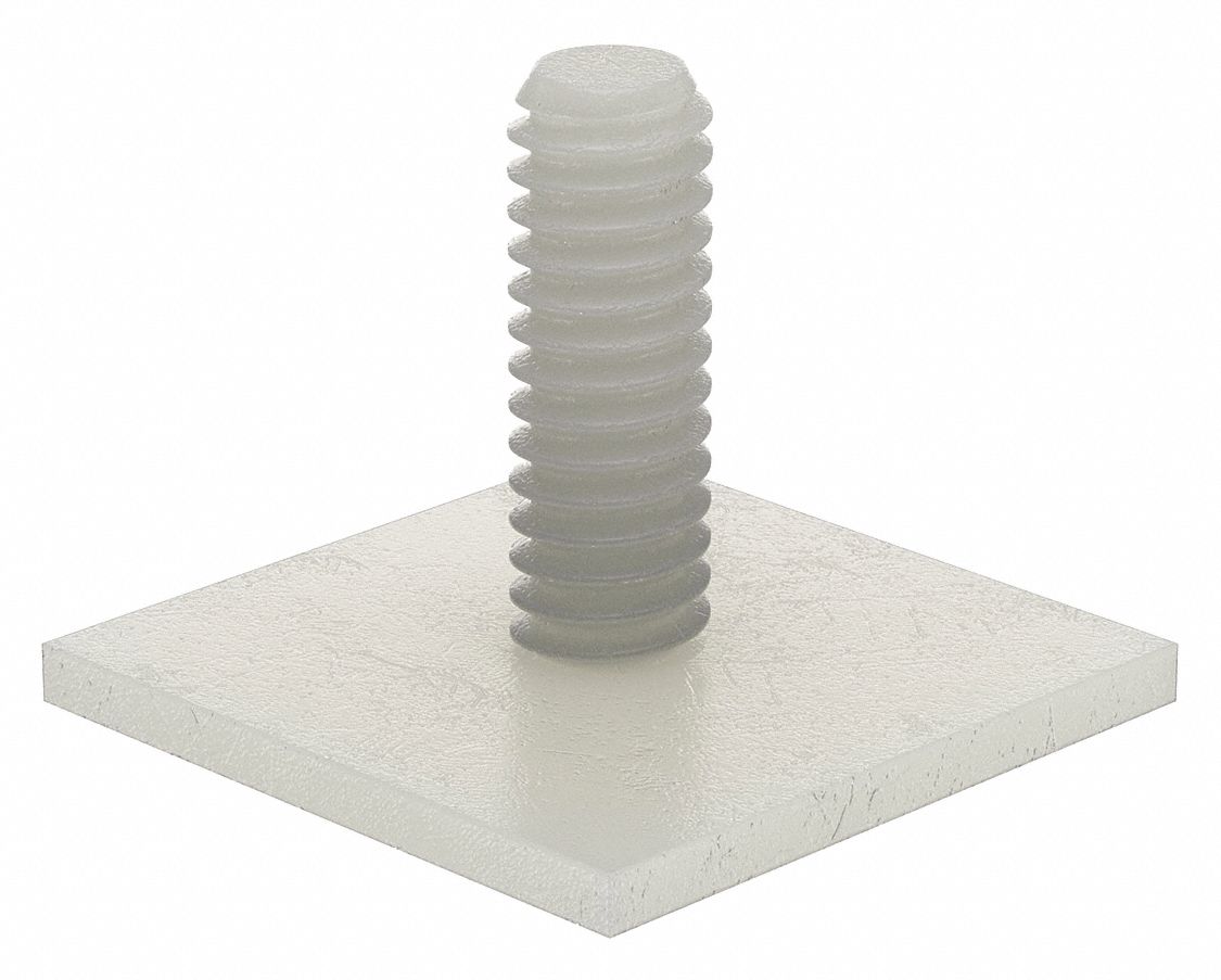 1/4"-20 Thread Size, Adhesive, Mountable Threaded Stud - 2JB29 ...