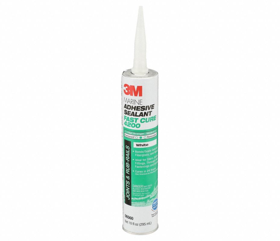 3M Sellador Adhesivo Marino Blanco Poliuretano Cartucho 1/10 gal ...
