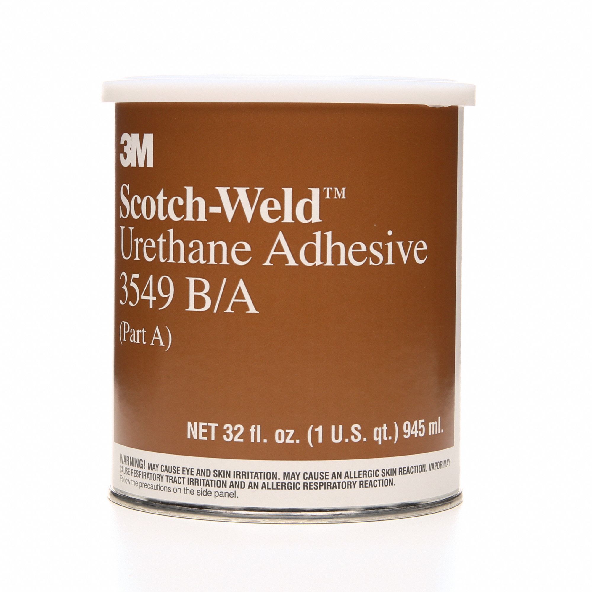 3M Urethane Adhesive: 3549, Ambient Cure, 1 qt, Can, Brown, Thick ...