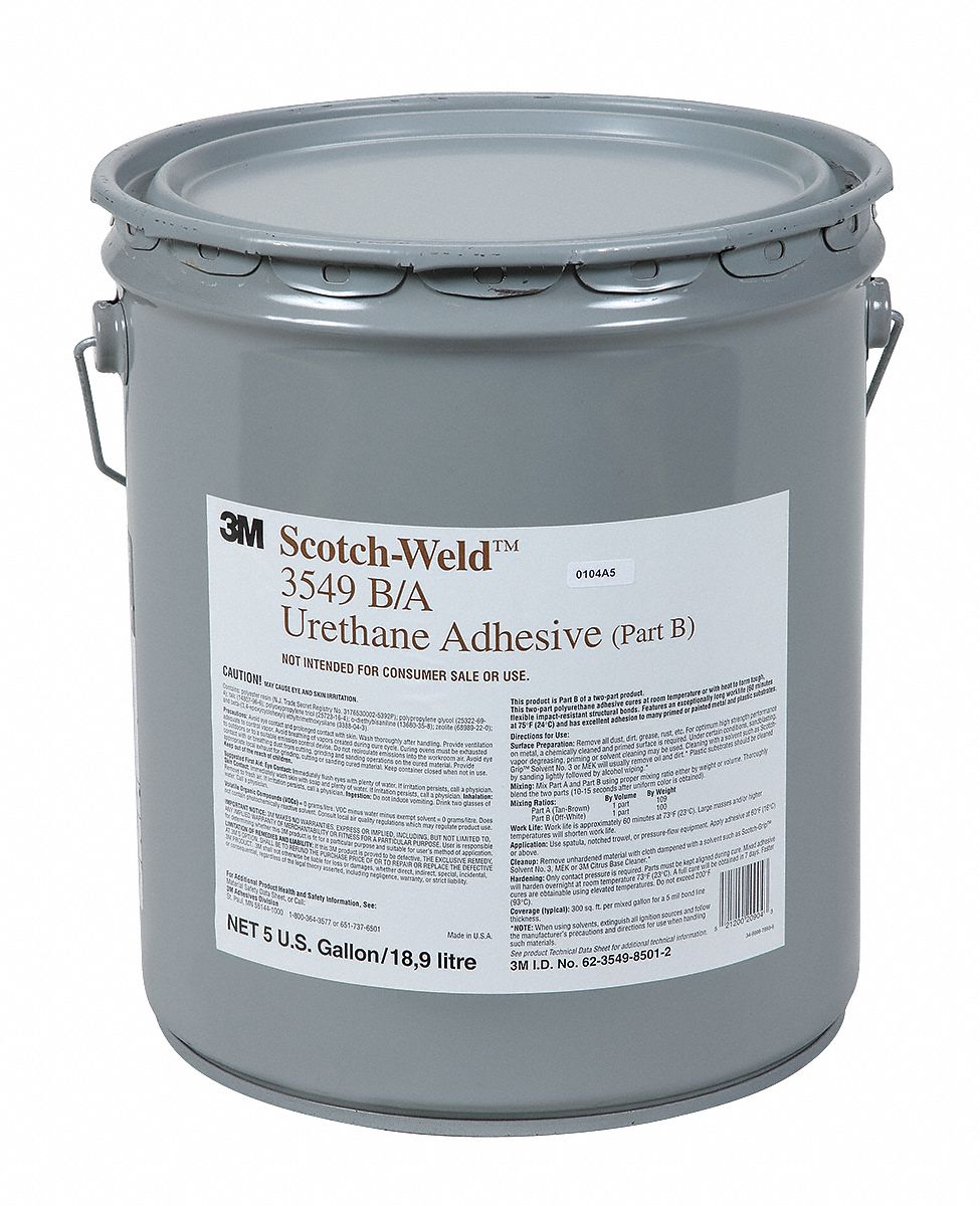 3M, 3549, Ambient Cure, Urethane Adhesive - 2JBP2|3549 - Grainger