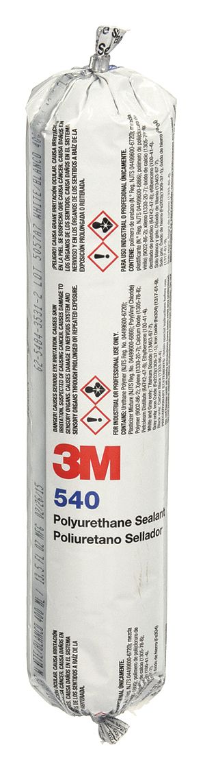 3M, 540, White, Polyurethane Sealant - 2JCA6|540 - Grainger