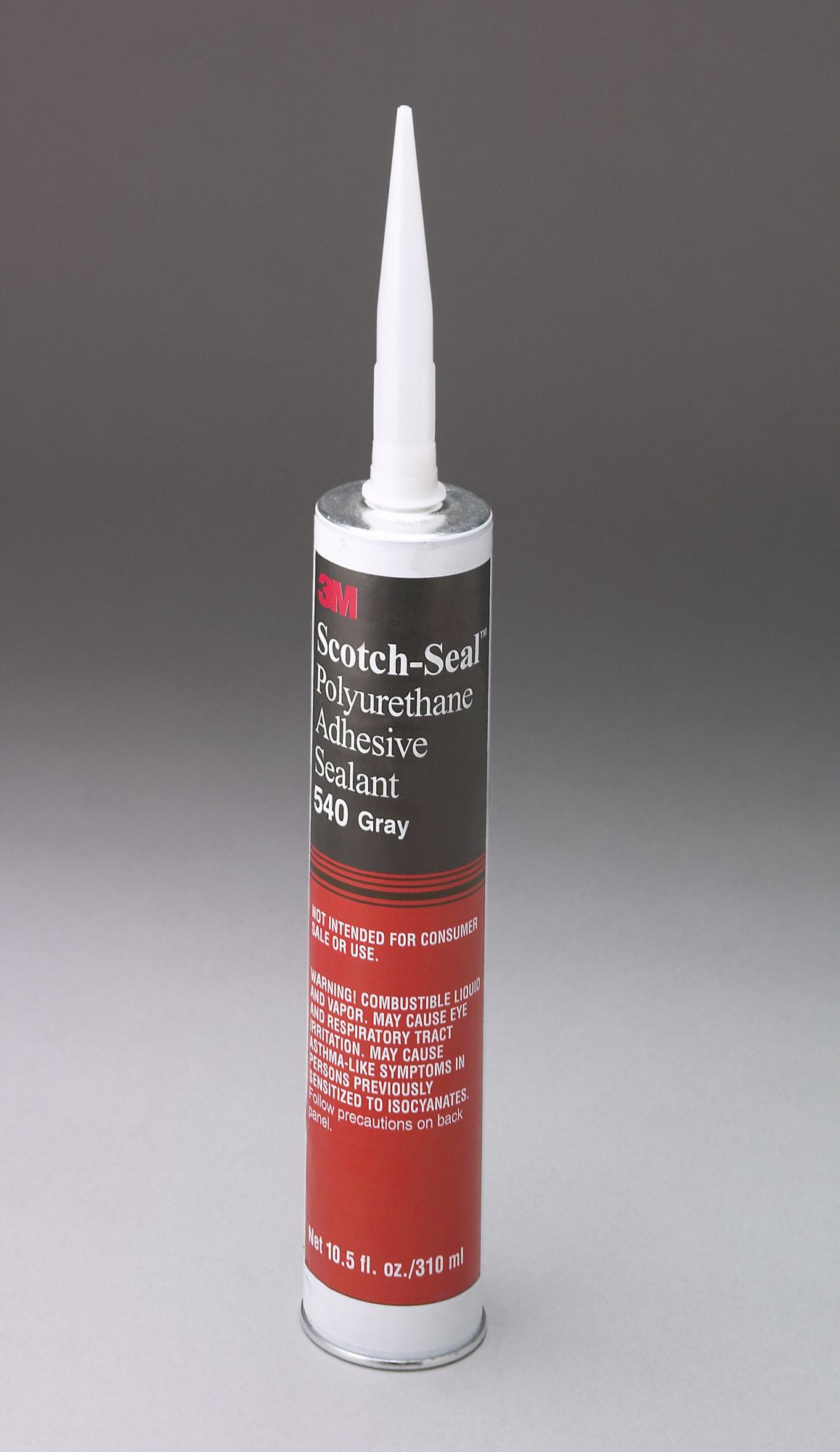 3M Polyurethane Sealant: 540, Black, 10 oz Container Size, Cartridge, 501% or More Elongation ...
