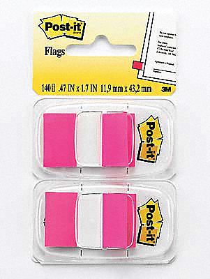Sticky Flags, 1 in x 1 3/4 in, PK 24 - Grainger