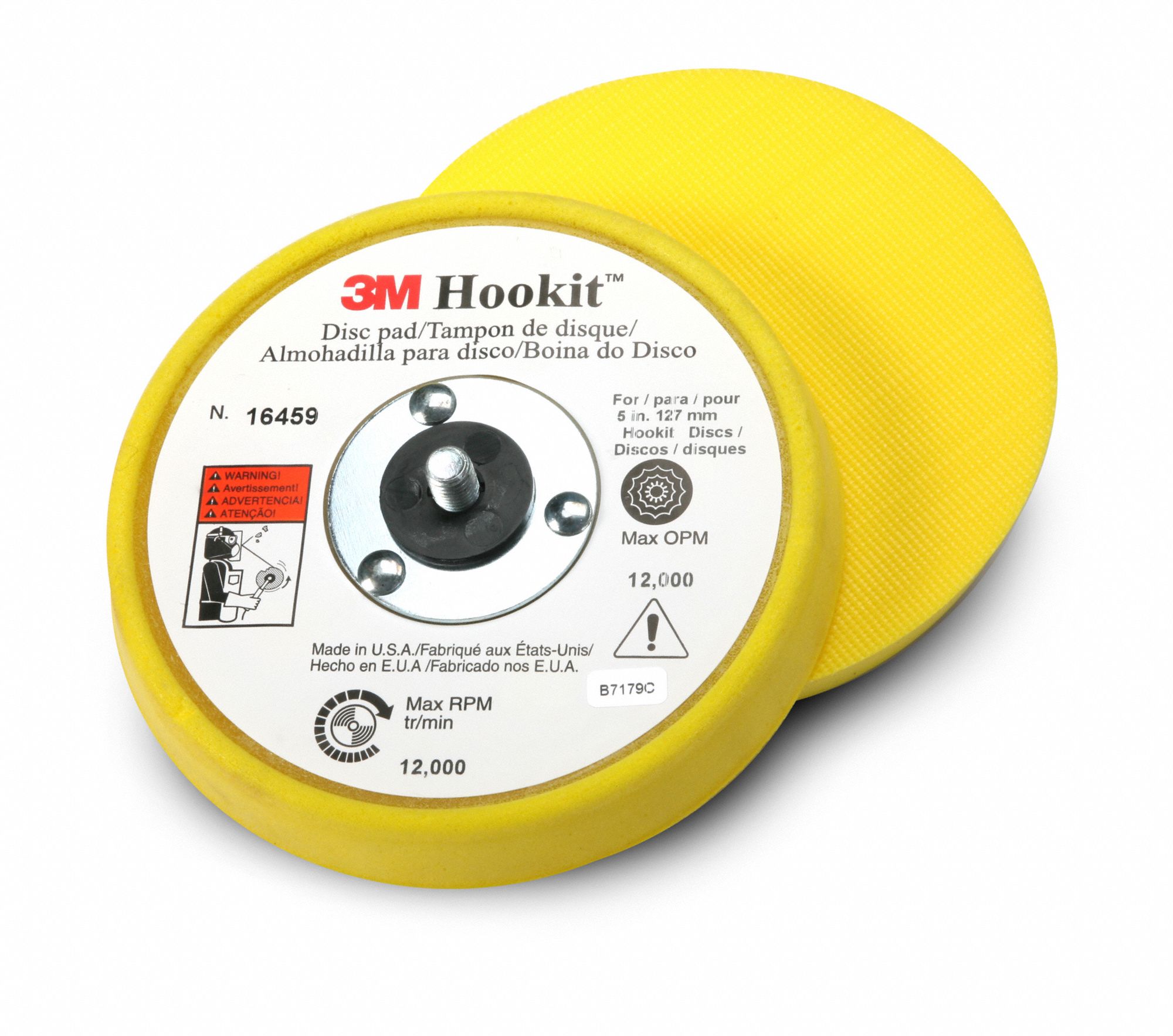 3M Buffing Pad, 3",50 per inner: 3 in Dia, 500 PK - 2JFC7|38287 - Grainger