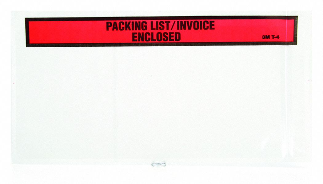 3M, 5 1/2 in x 10 in, Packing List/Invoice Enclosed, Packing List ...