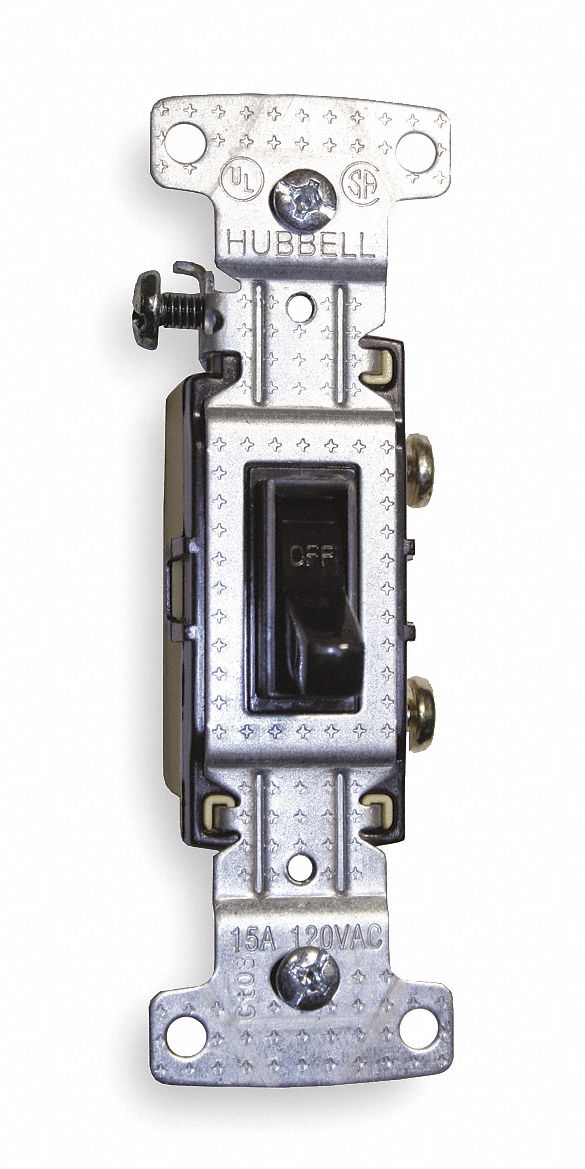 Wall Switch, 1-Pole, Maintained, Toggle - Grainger