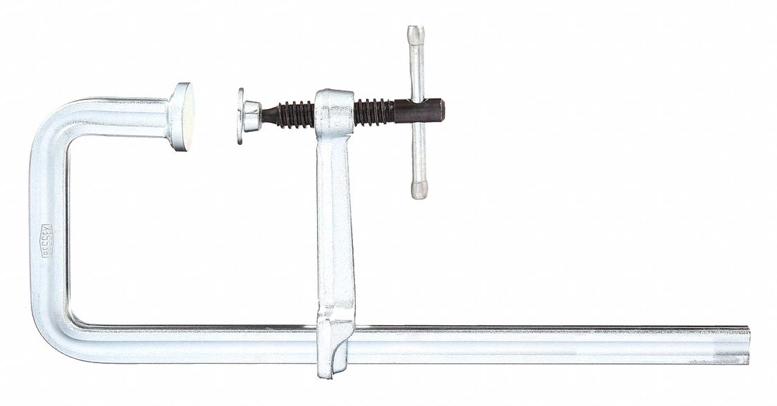 BESSEY LEVER STEP-OVER J CLAMP,10 IN,ERGO - Bar, Pipe, and L Clamps ...