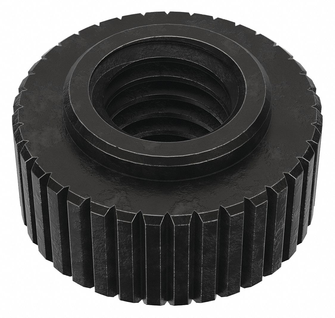3/8"-16 Thread Size, Steel, Thumb Nut - 2JHN5|Z0278 - Grainger