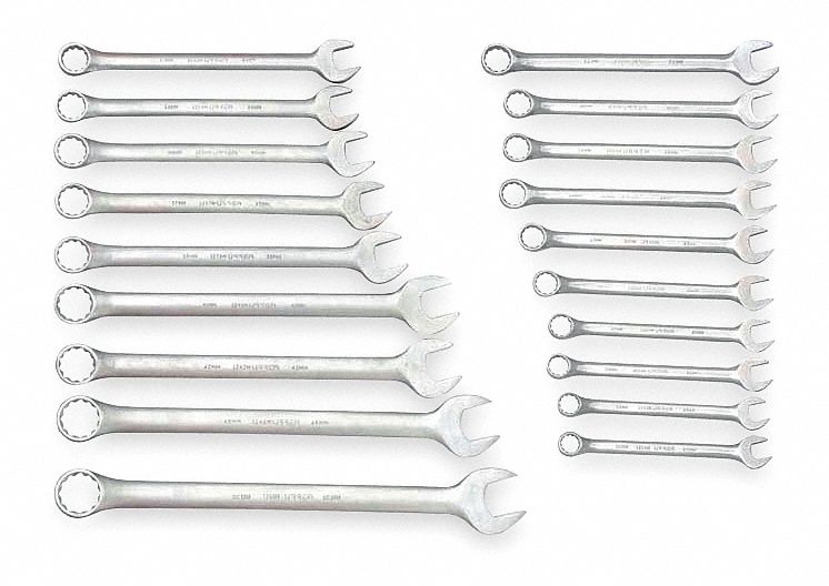 URREA Juego de Llaves Combinadas 19 herramientas Acero Cromo Vanadio 5" a 12" - Juegos de Llaves ...