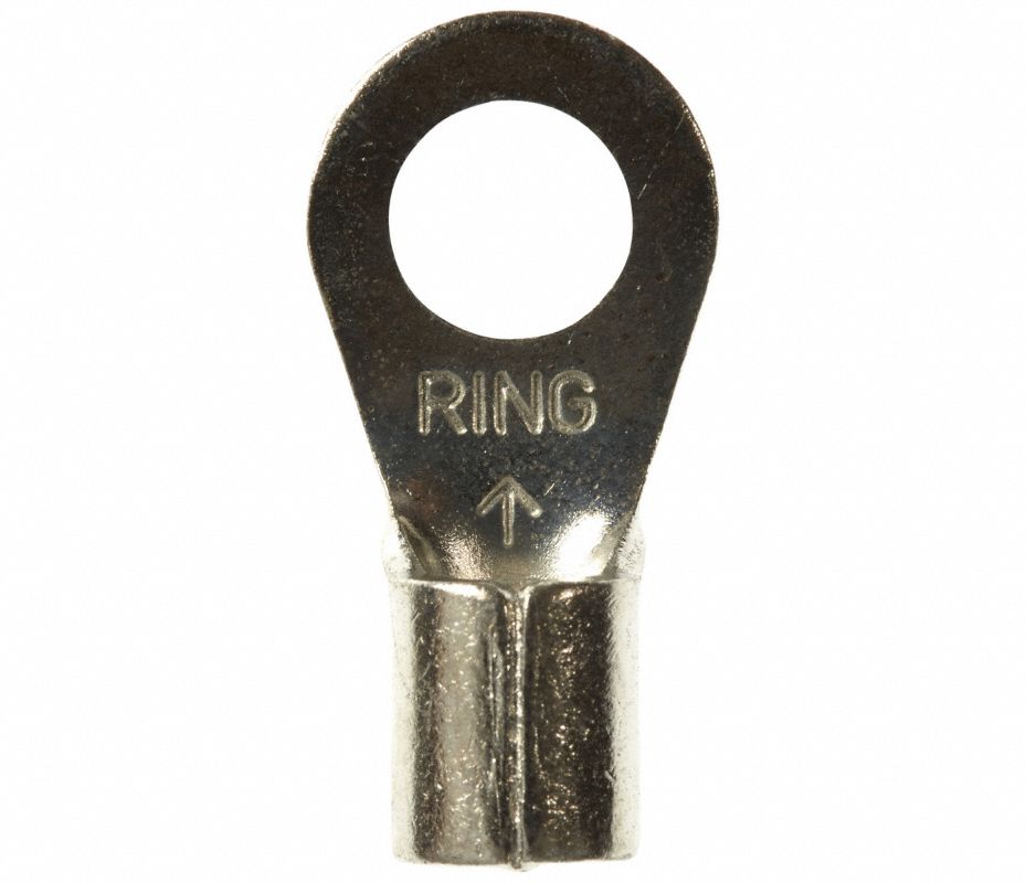 3M Terminal de Anillo,Simple Sin Aislamiento,Costura Soldada,8 AWG ...