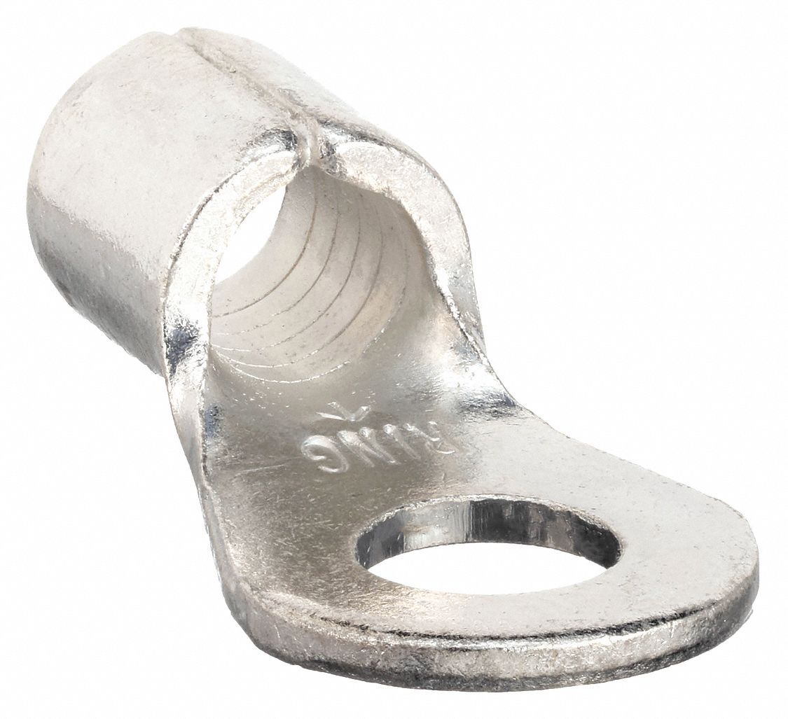 3M Ring Terminal: Bare, 3/8 in Stud Size, Brazed, 347 Degrees F, 1.06 ...