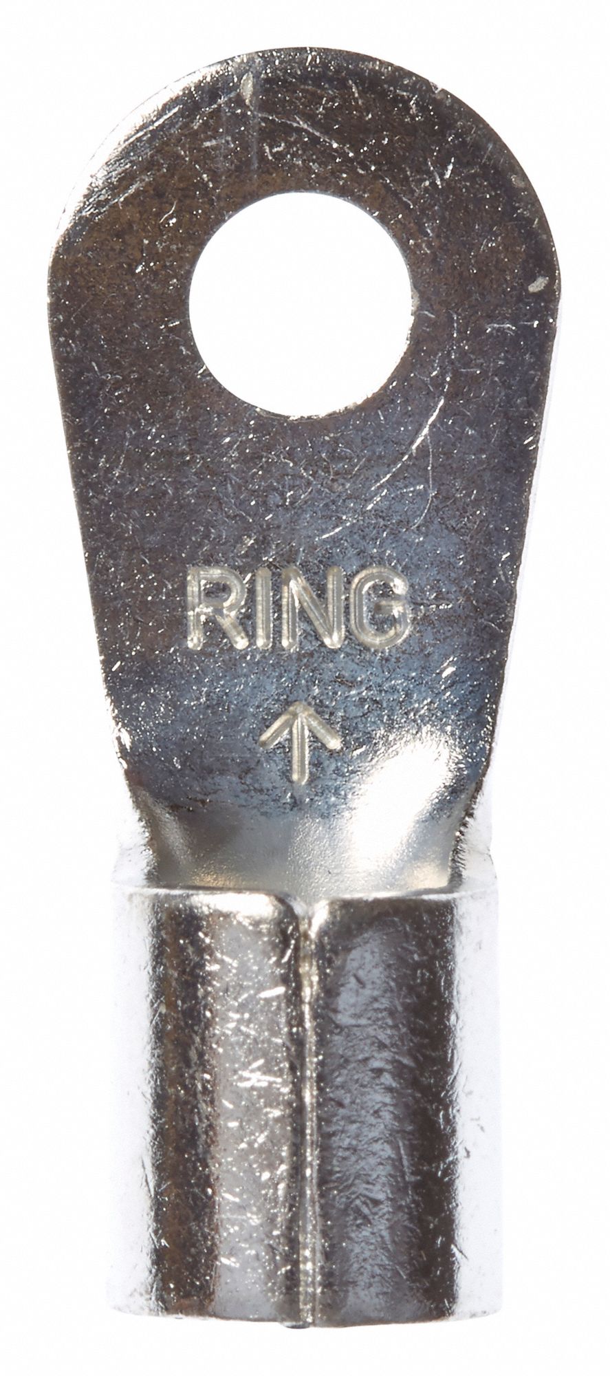 3M Ring Terminal: Bare, #10 Stud Size, Brazed, 347 Degrees F, 1.14 in ...