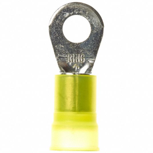 3M, Nylon, Yellow, Ring Terminal - 2JLY8|MN4-516RK - Grainger