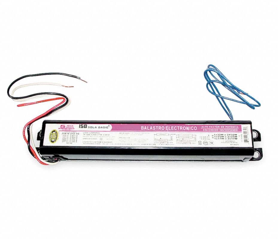 ISB SOLA BASIC Balastro Electrónico T8, Voltaje del Balastro de 127 ...