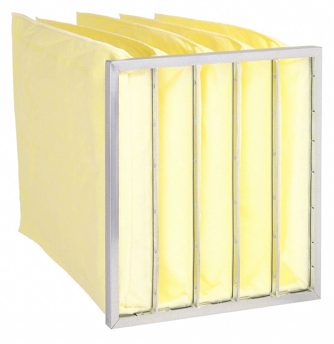 20x20x22 Nominal Filter Size, Yellow, Pocket Air Filter - 2JUZ1|2JUZ1 ...