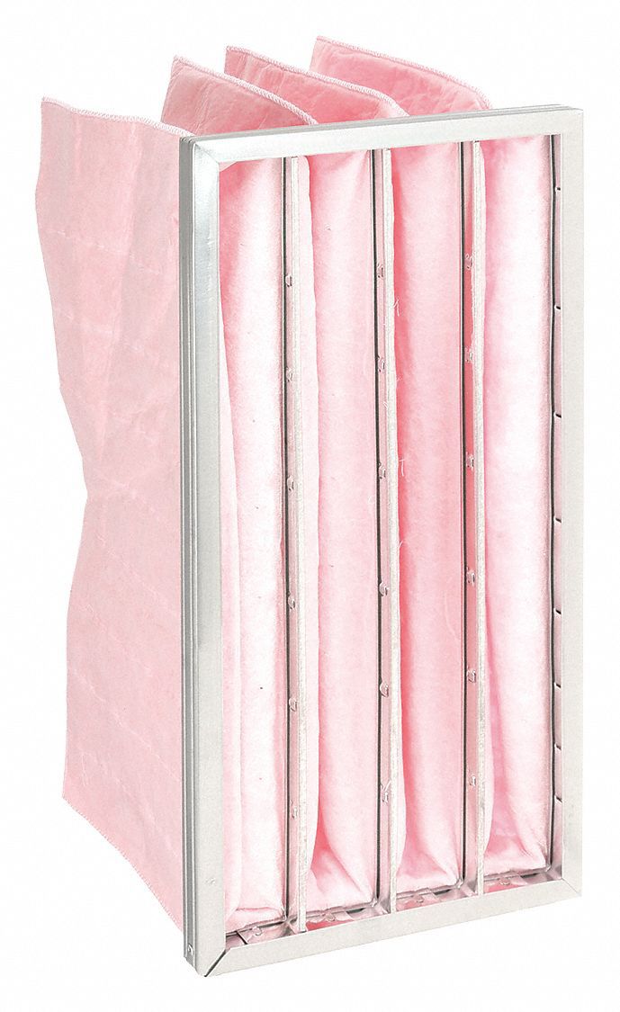 24x12x12 Nominal Filter Size, Pink, Pocket Air Filter - 2JVC9|2JVC9 ...